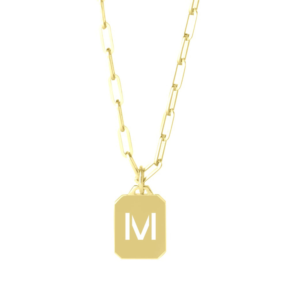 Monte Christo Heirloom 14k Gold Plated Sterling Silver Initial Pendant ...